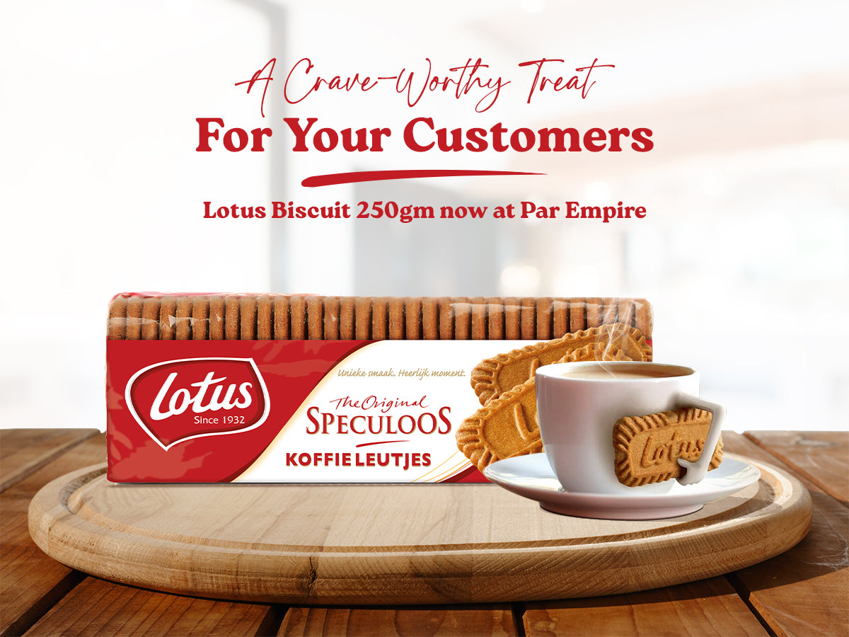 Your trusted FMCG wholesaler for Lotus Biscuit 250gm – Par Empire