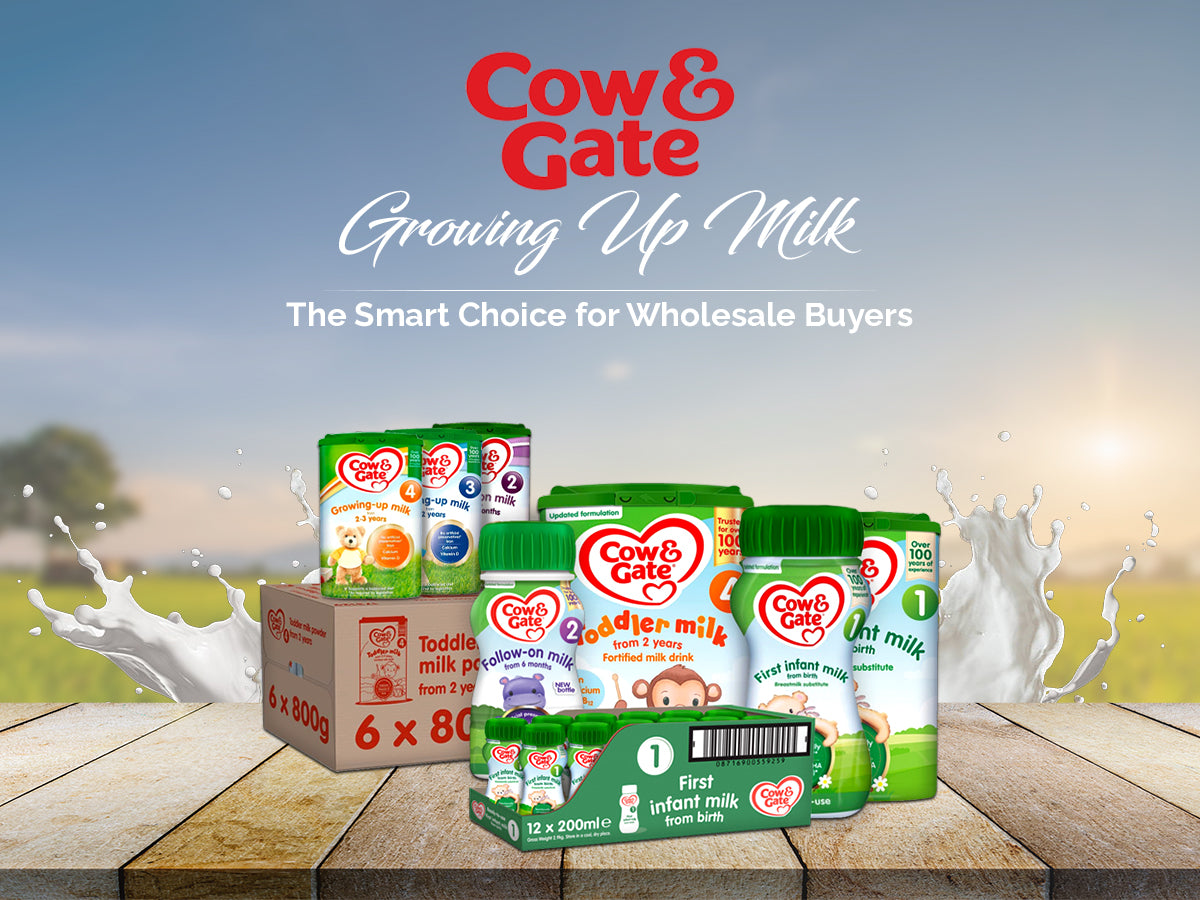 Grab Cow & Gate Growing Up Milk at wholesale price from Par Empire